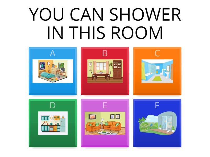 PARTS OF THE HOUSE (WITH ACTIONS) - Quiz