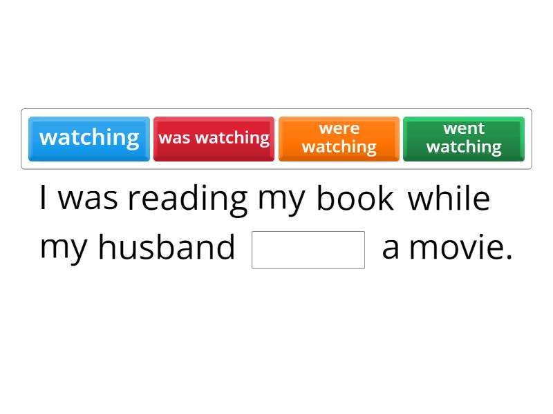 s with the past continuous: negative form - Complete the sentence