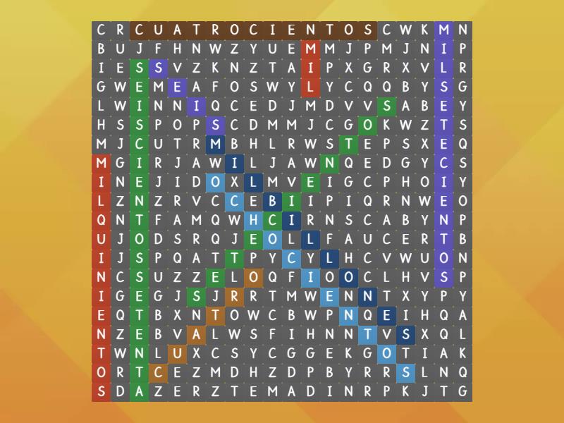 SOPA DE LETRAS DE NUMEROS MATEMATICAS - Wordsearch