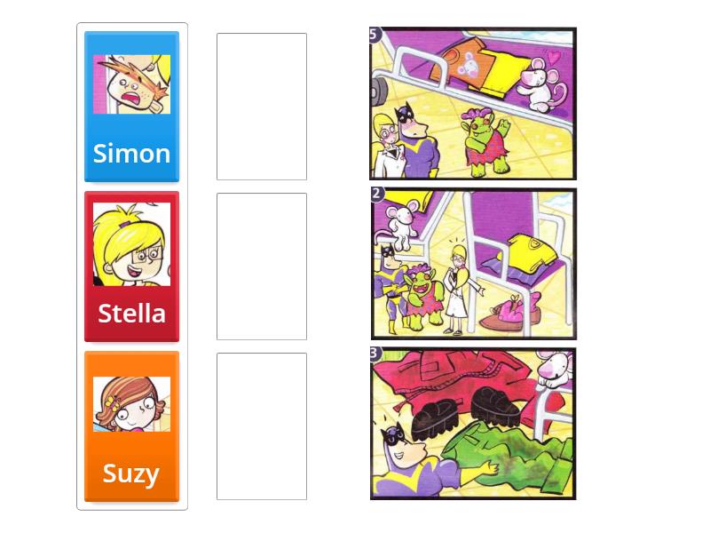 Kids box 1 unit 1 Story - Match up