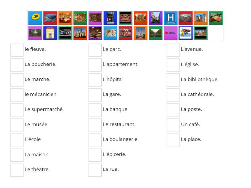 VOCABULAIRE DE LA VILLE - Associação