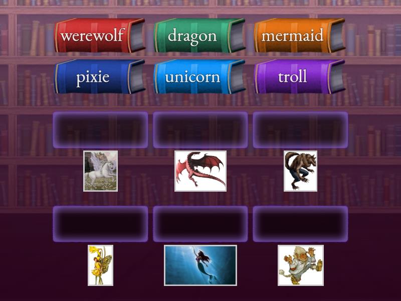 Mythical Creatures Match Match Up