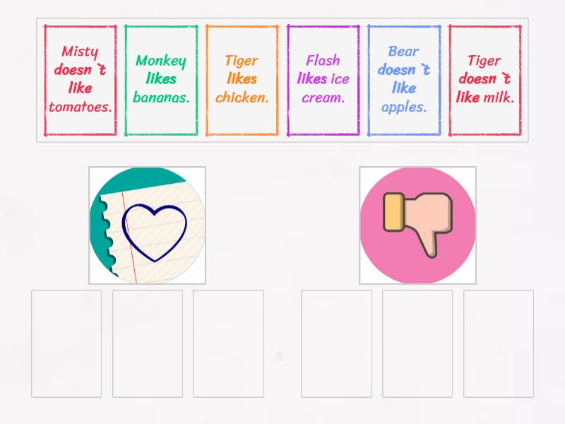 Super Minds 2. Unit 2. Grammar - Group sort