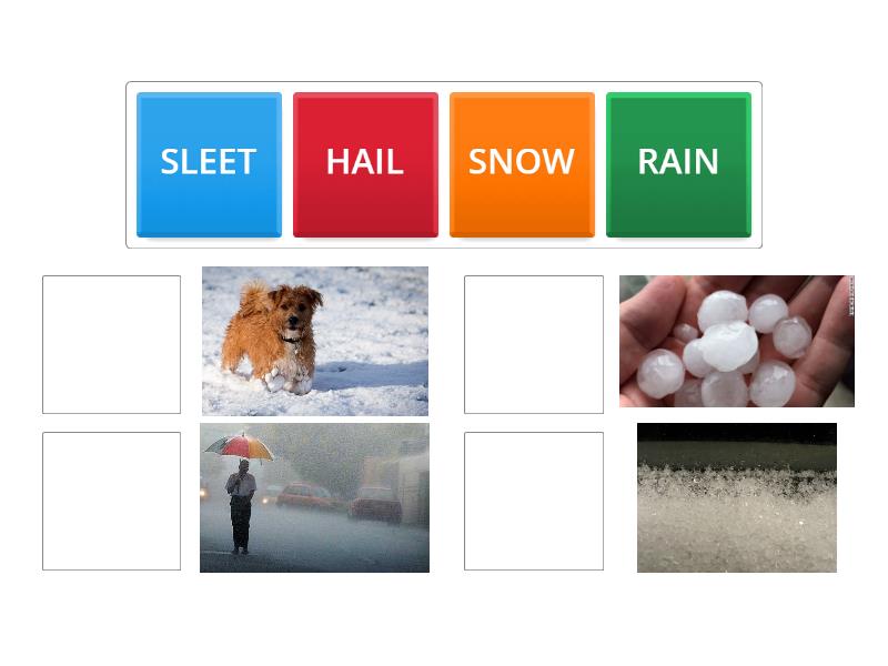 Forms of Precipitation - Match up