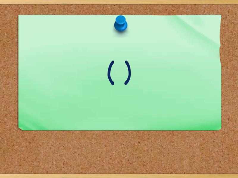 Common Internet symbols - Flash cards