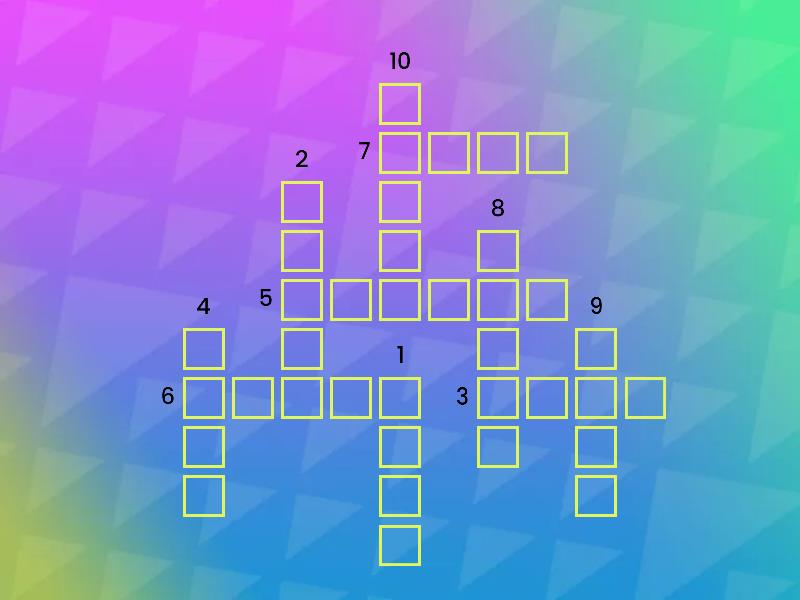 Lesson 7 Spelling Gr 2-3 - Crossword
