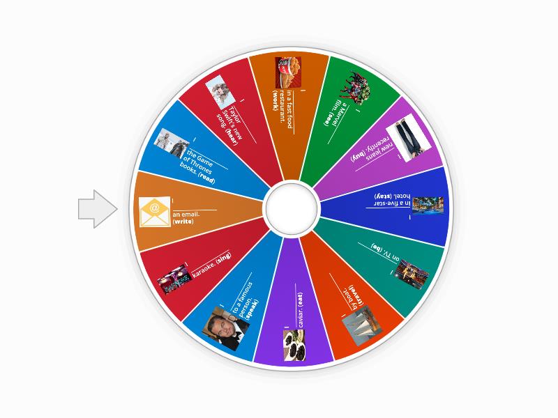 8A Present Perfect - Random wheel