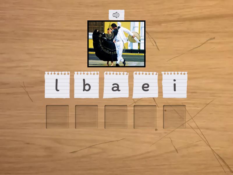 -diptongos: ai, au, ie, ei, iu, eu, ia - Anagram