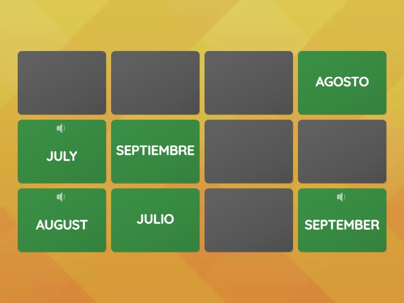 MEMORY GAME 2 - Parejas