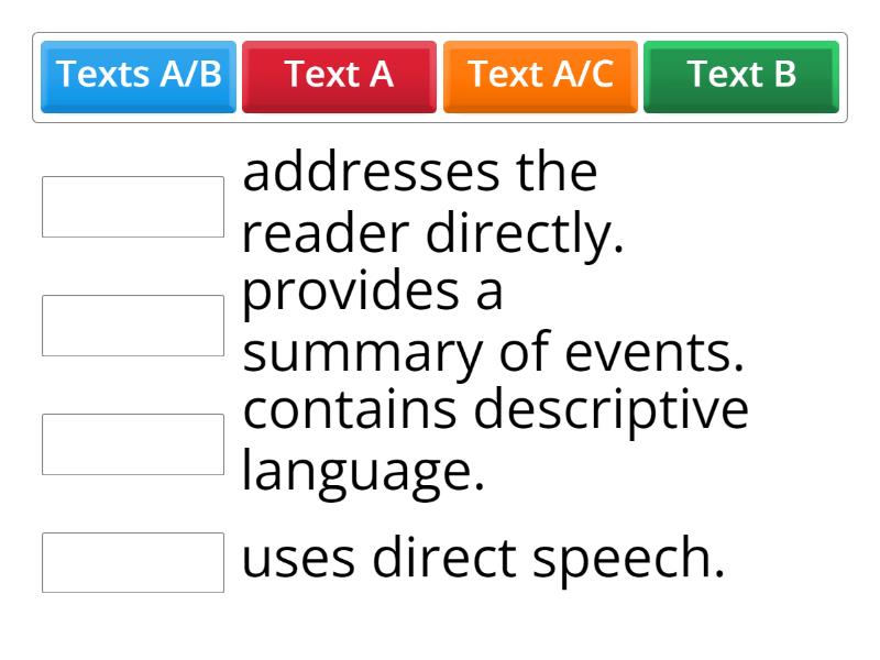 G12 Reading 7.a Text Features - Match up