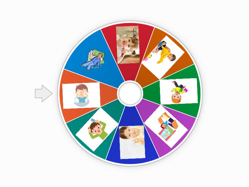IN THE MORNING - 8 ACTIVITIES - Spin the wheel