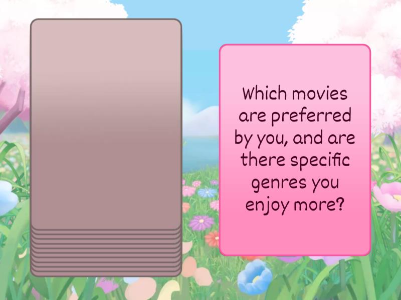 Favourite things (passive) - Speaking cards