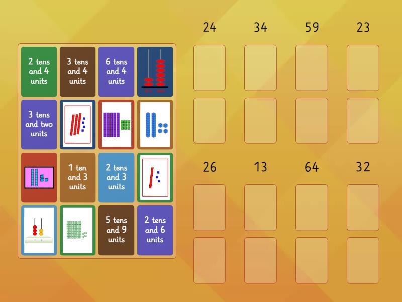 Tens and Units Match Up - Group sort