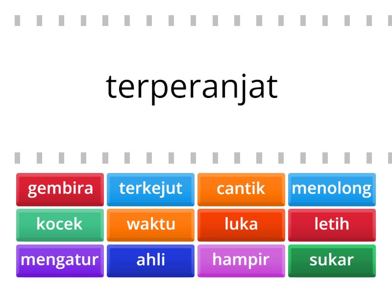 Kata Seerti Darjah 4A Unit 1.1 - Find the match