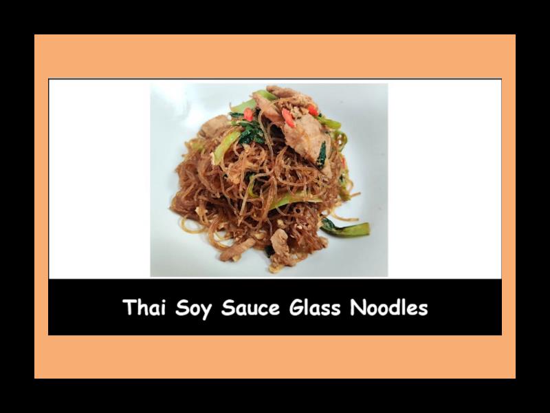 Thai Soy Sauce Glass Noodle - Flash cards