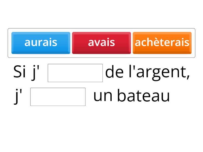 Kids B1.6 - si + imparfait + conditionnel - Complete the sentence