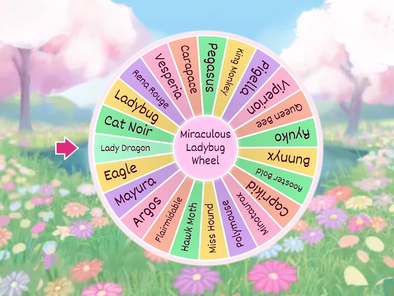 Miraculous Ladybug Wheel - Spin the wheel