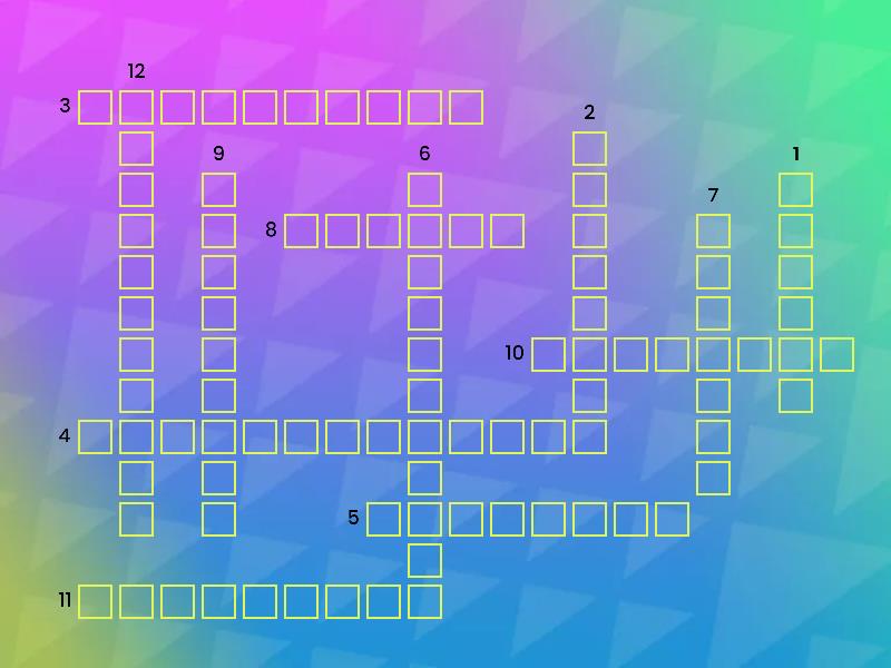 Las profesiones ele a1 - Crucigrama