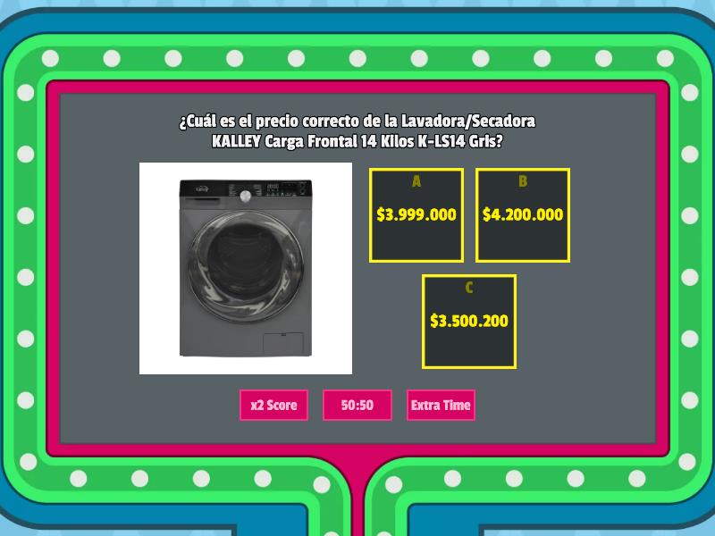 El precio es correcto - Gameshow quiz