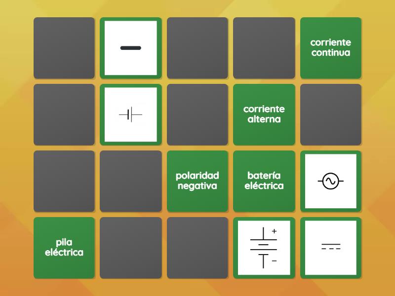 simbolos de los componentes de un circuito - Matching pairs