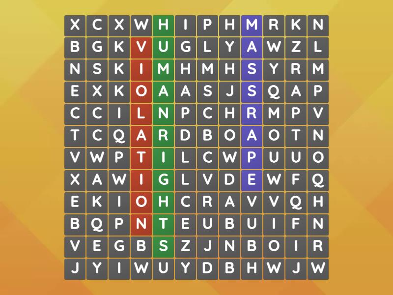 Final Thoughts - Wordsearch