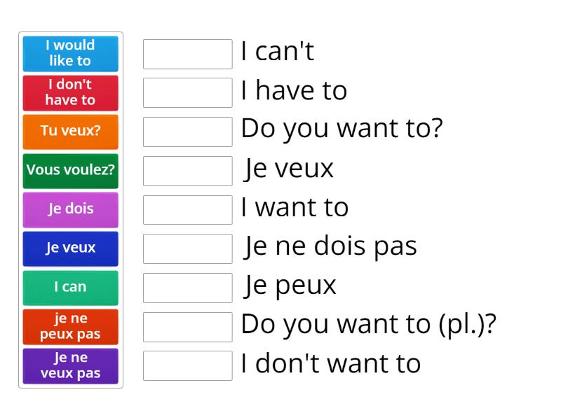 S1 French Invitations - Match up