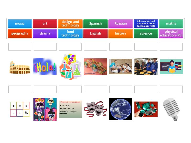 own it 1 unit 3 school subjects picture quiz - Associação