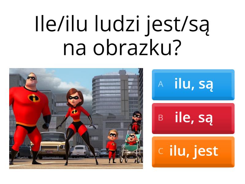 Ile/ilu - Вікторина