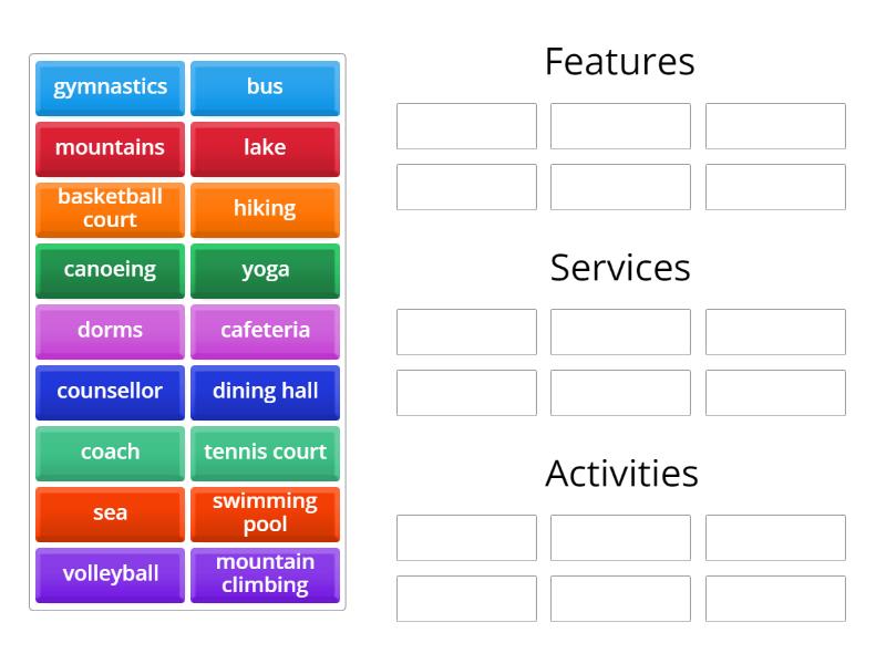 Camps-Matching & Sorting - Group sort