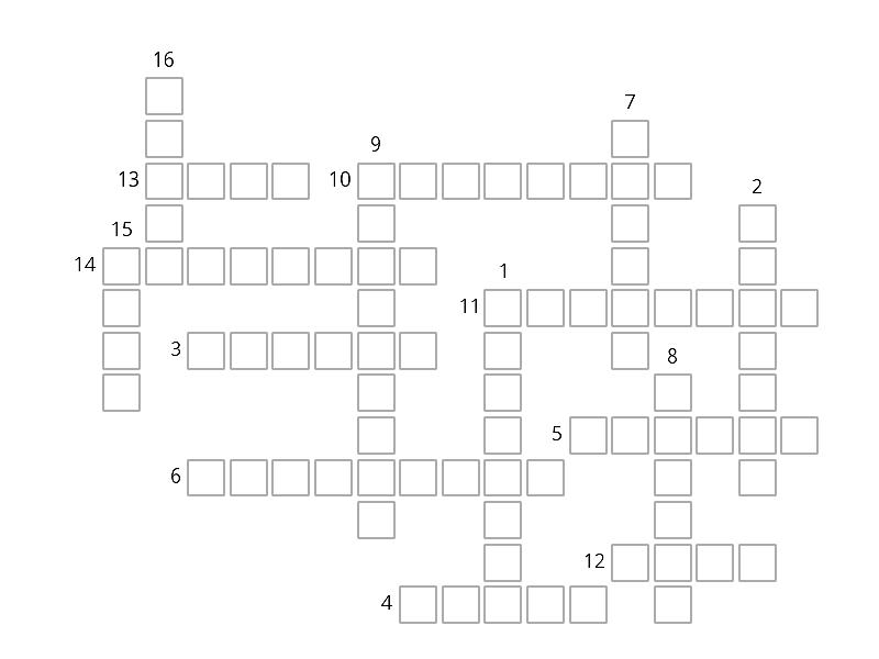 Irregular plural 3 - Crossword