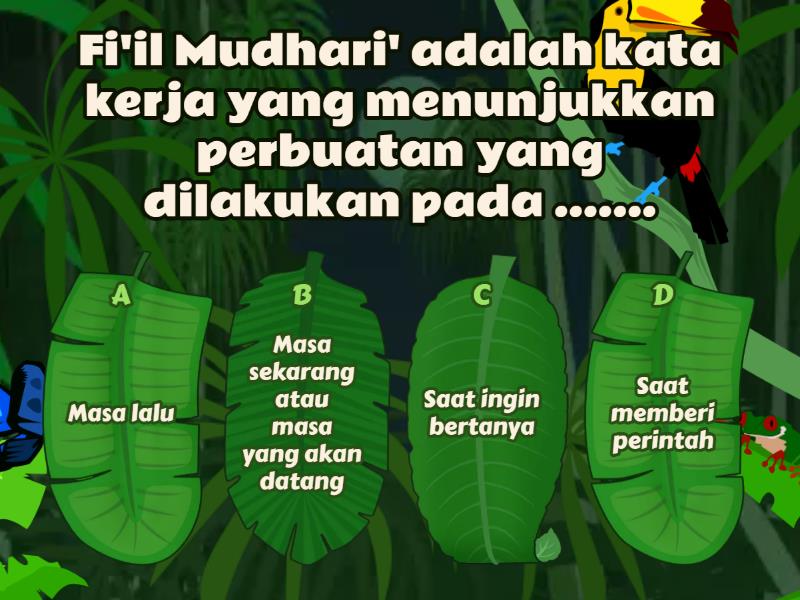 Latihan Soal Fi'il Mudhari' dan Fi'il Amr Kelas 4A - חידון