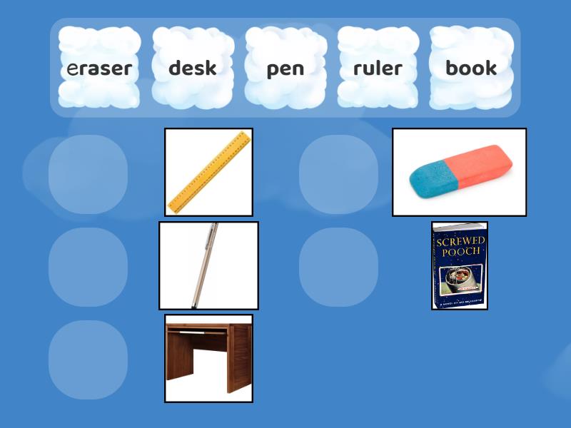 Classroom objects - Match up