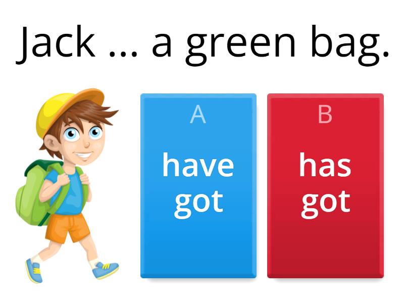 Have got/has got - Questionário