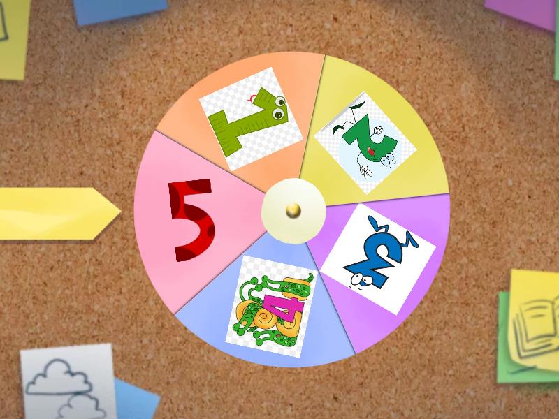 numbers - Spin the wheel