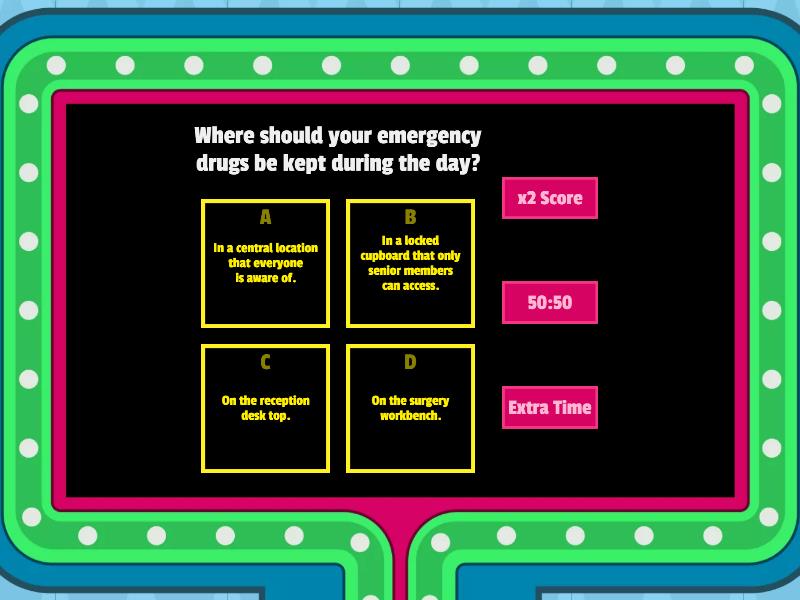 305 Medical emergencies - Gameshow quiz