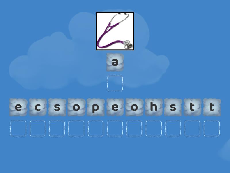 Doctor's tools - Anagram