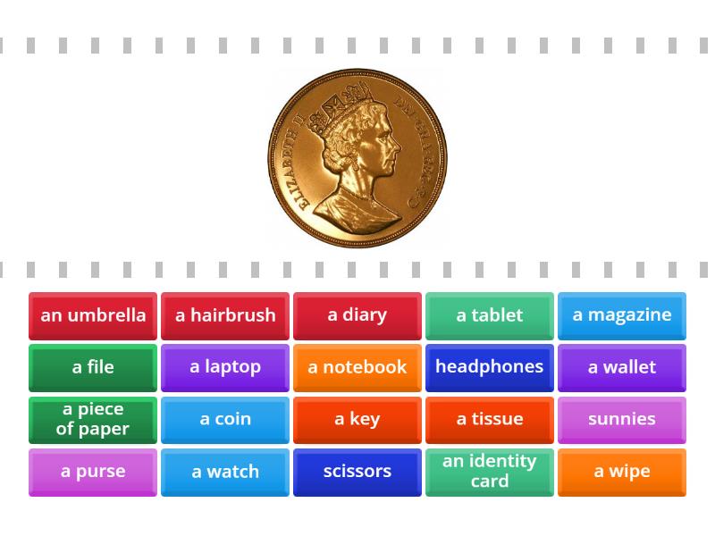 Elementary Unit 2A Things - Find the match