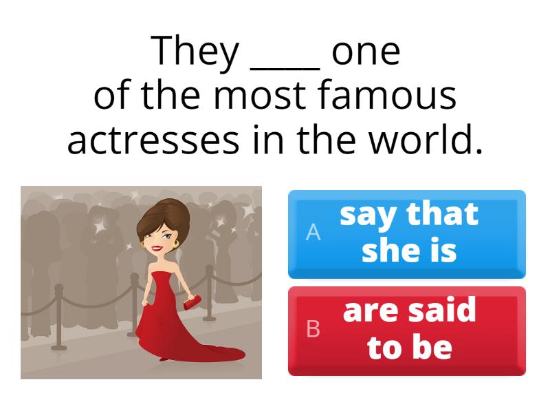 PASSIVE VOICE: PERSONAL / IMPERSONAL STRUCTURE - Quiz