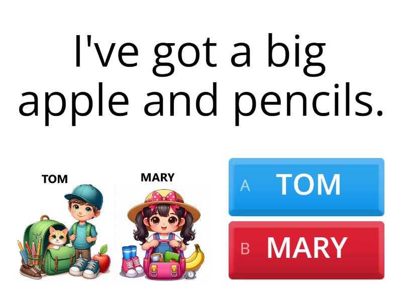 KID'S BOX 2. Unit 9. I've got... - Quiz