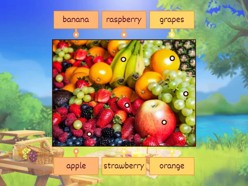 Fruits - Labelled diagram