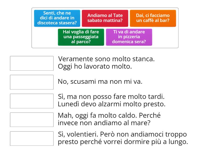 Accettare e rifiutare un invito - Match up