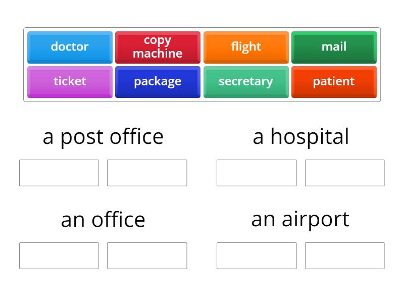 TOEIC - Listening (Let's classify) - Group sort