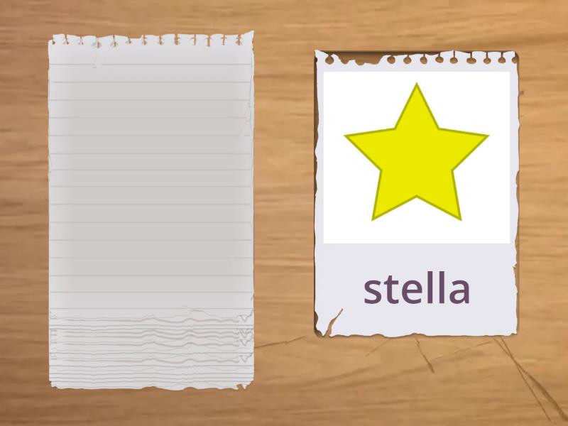 parole con /s/ nel gruppo consonantico - Cartes aléatoires