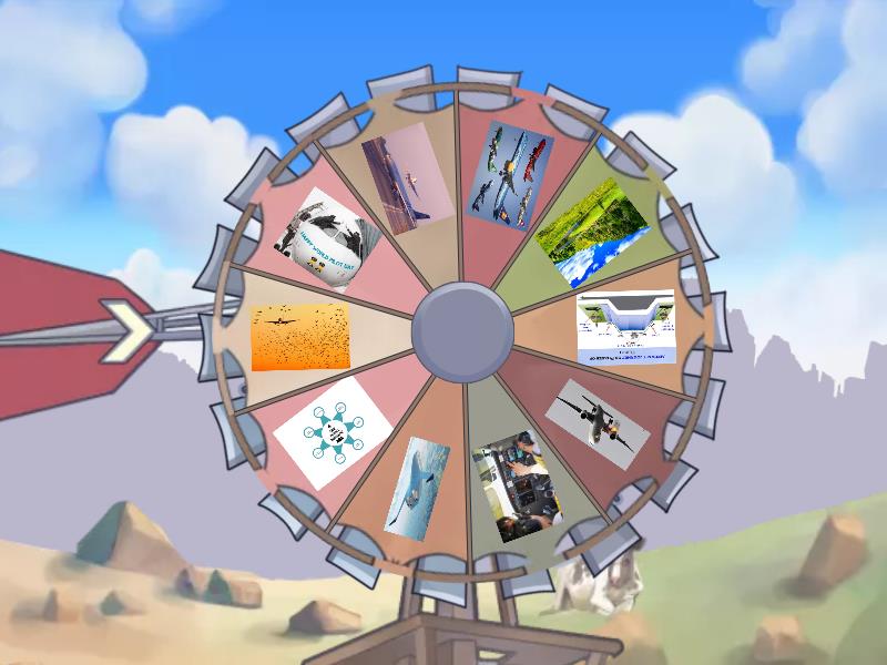 STATE 3 CHALLENGE - AVIATION TOPICS - Spin the wheel