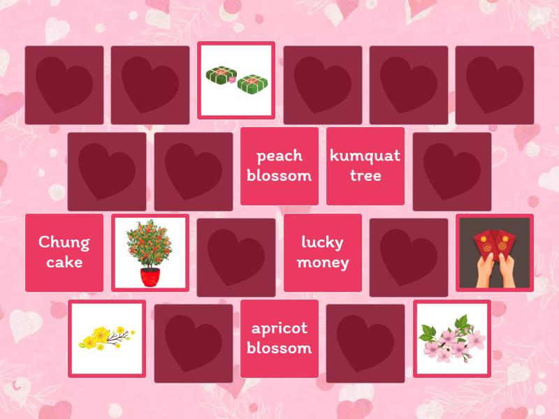 Tet vocabulary - Matching pairs