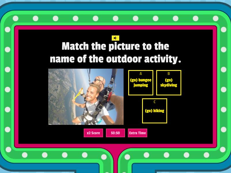 P.6C-Names of outdoor activities - Gameshow quiz