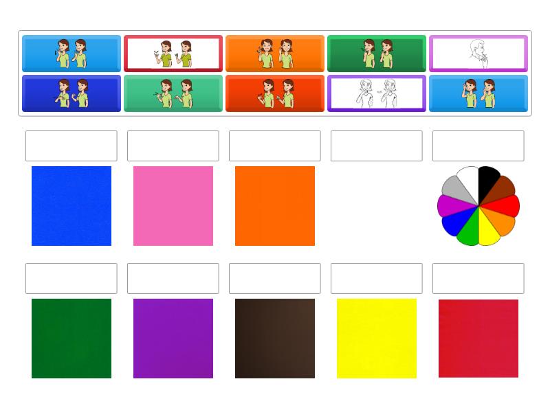 ASL Colors - Match up