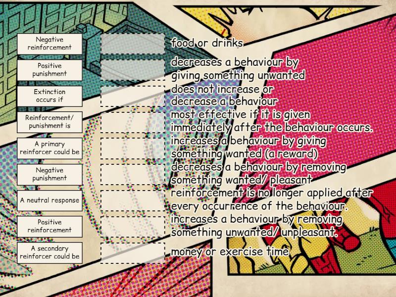 Operant conditioning - Match up