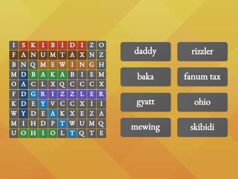 2024 by daddy - Wordsearch