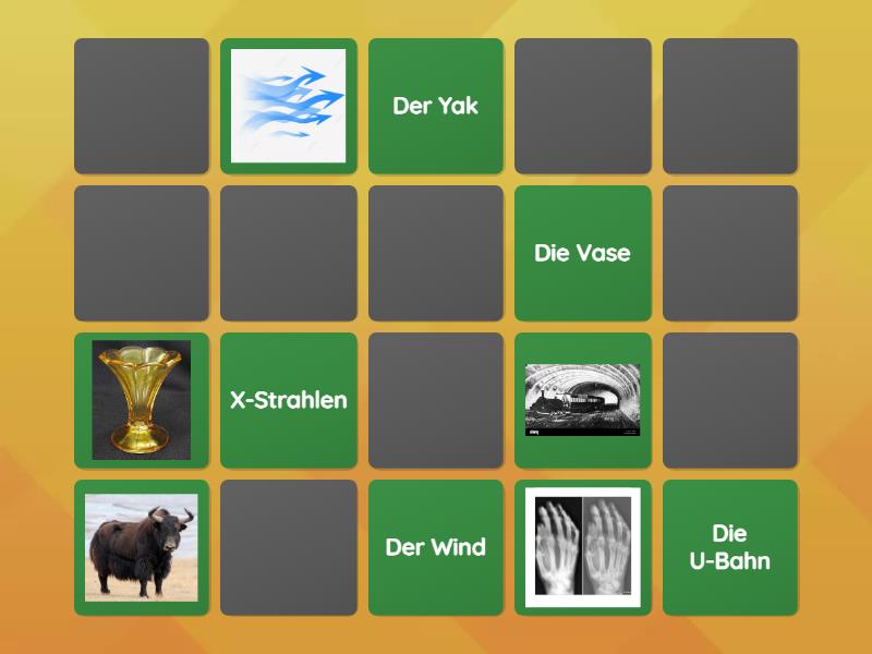 Das Alphabet (Teil 2) - Memory - Parejas